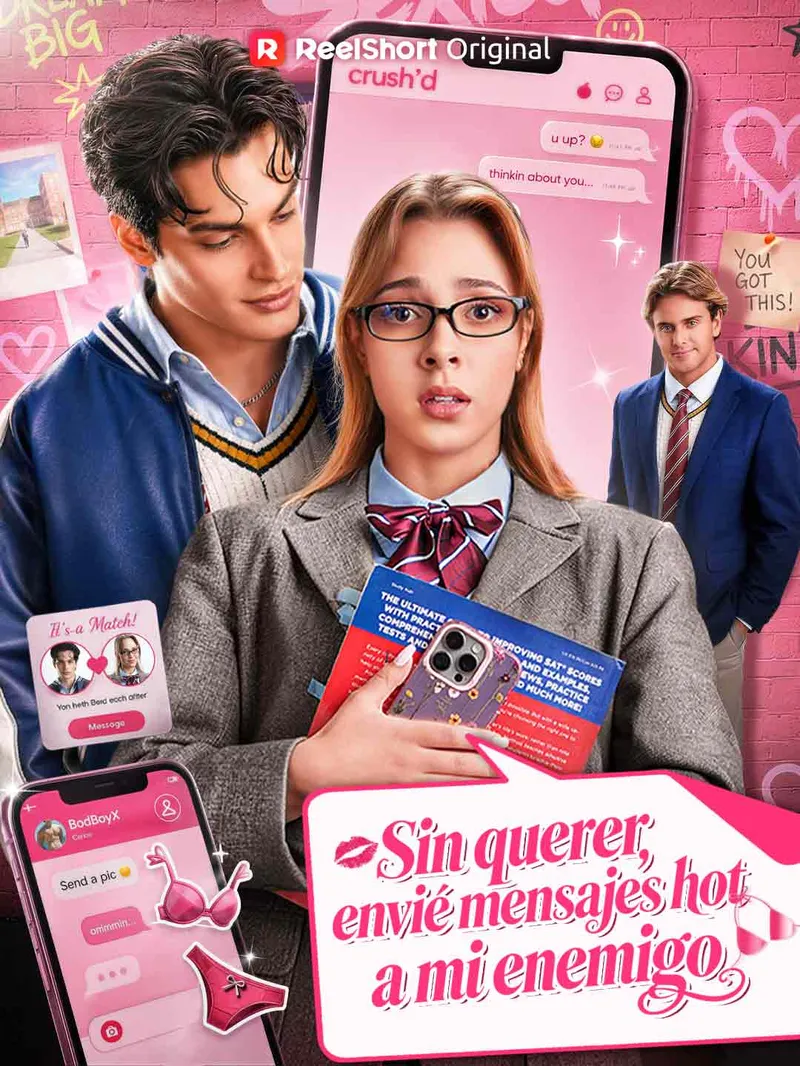 Sin querer, envié mensajes hot a mi enemigo - Ver en ReelShort ...